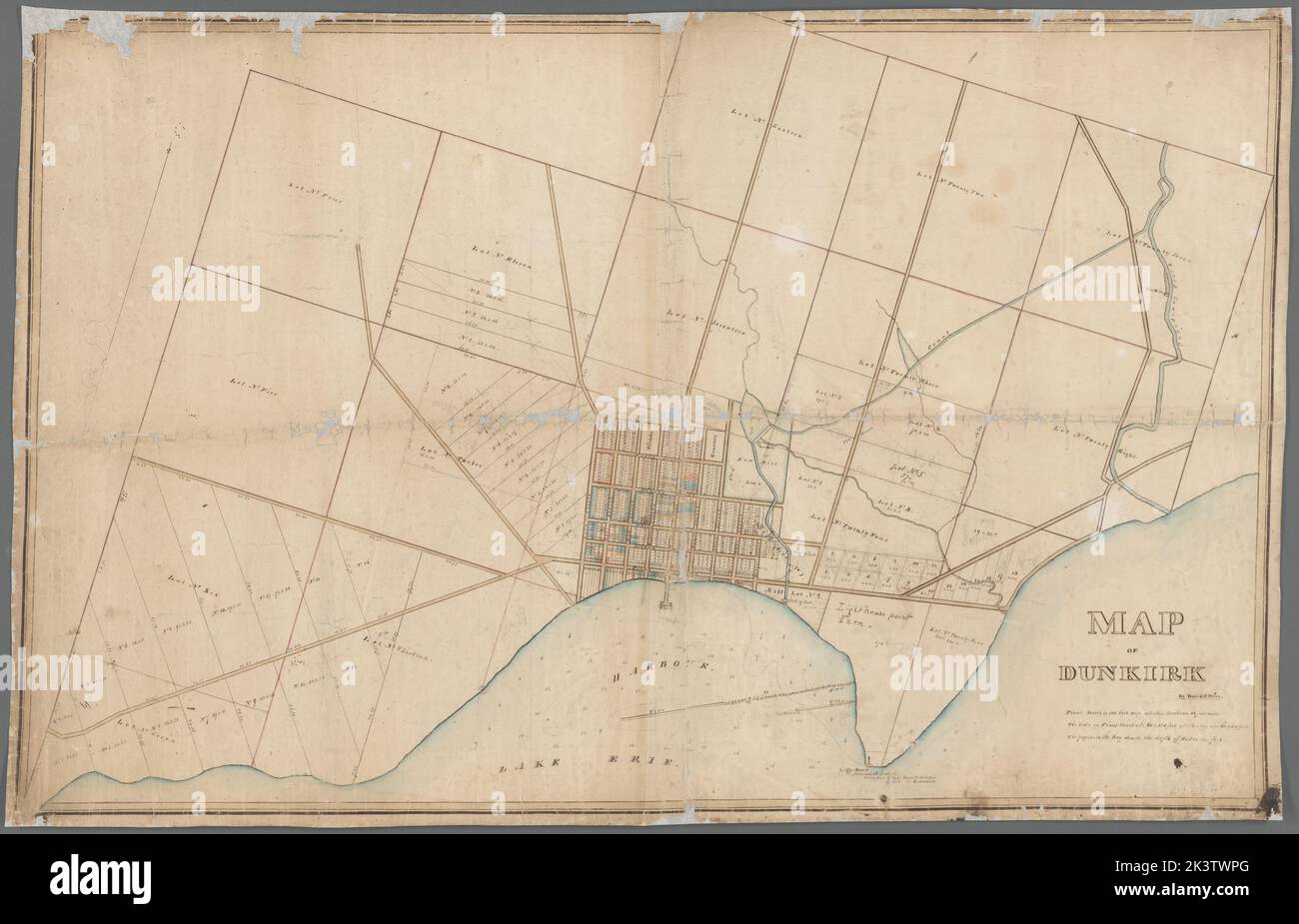 Map of Dunkirk Cartographic. Maps, Cadastral maps, Manuscript maps ...