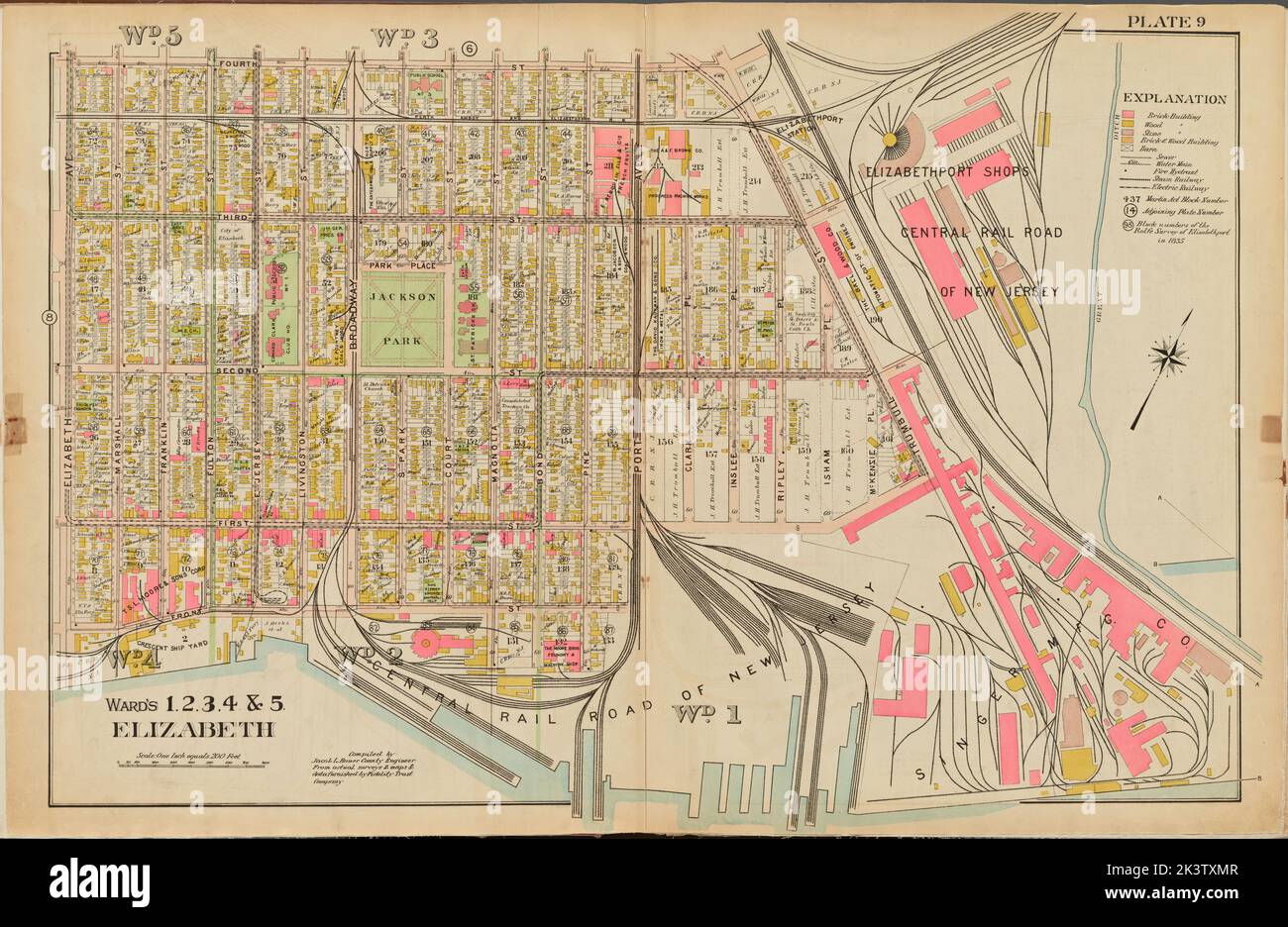 Union County, Double Page Plate No. 9 Map bounded by 4th St., Trumbull ...