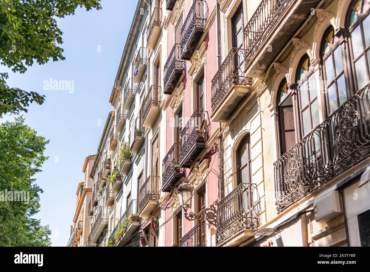 The buildings of in the city of Granada, Spain Stock Photo - Alamy