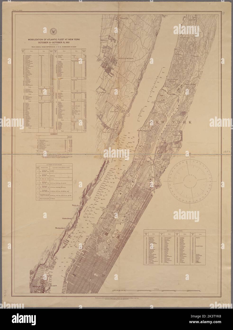 Mobilization of the Atlantic Fleet at New York, October 12 - October 15 ...