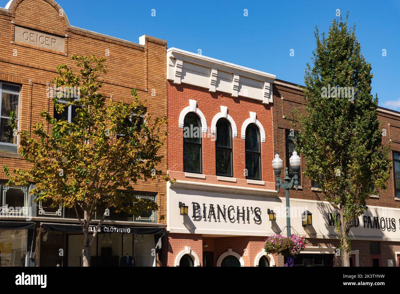 Ottawa, Illinois - United States - September 26th, 2022: Old brick ...