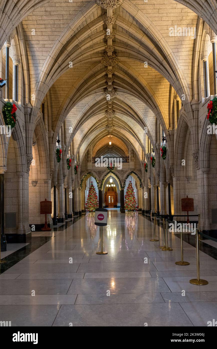 Hall of Honour of the Parliament of Canada, Parliament Hill, Ottawa ...