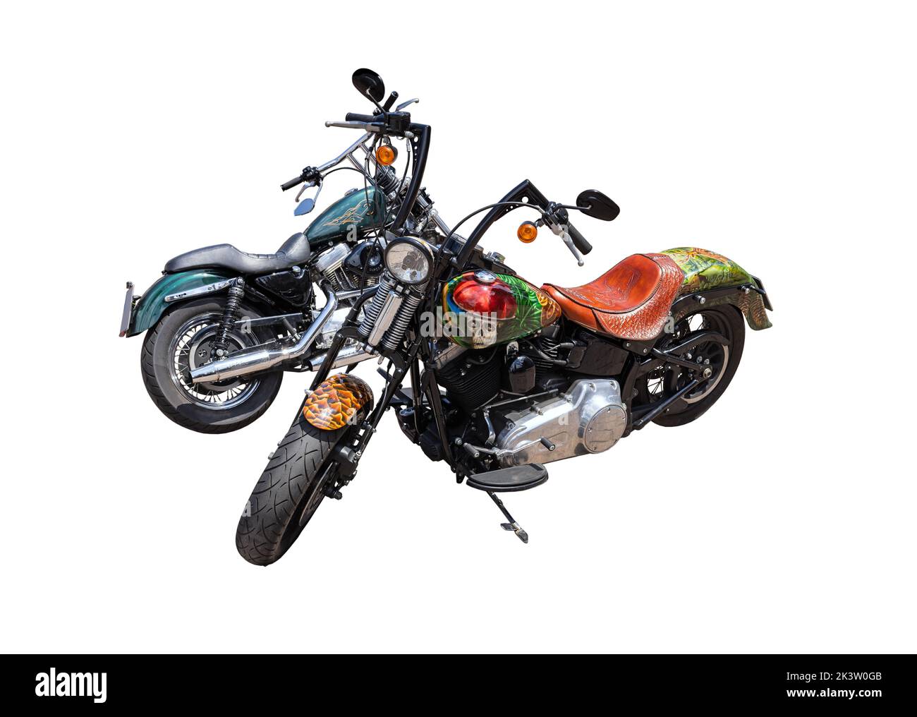 Single cylinder motorcycle Cut Out Stock Images & Pictures - Alamy