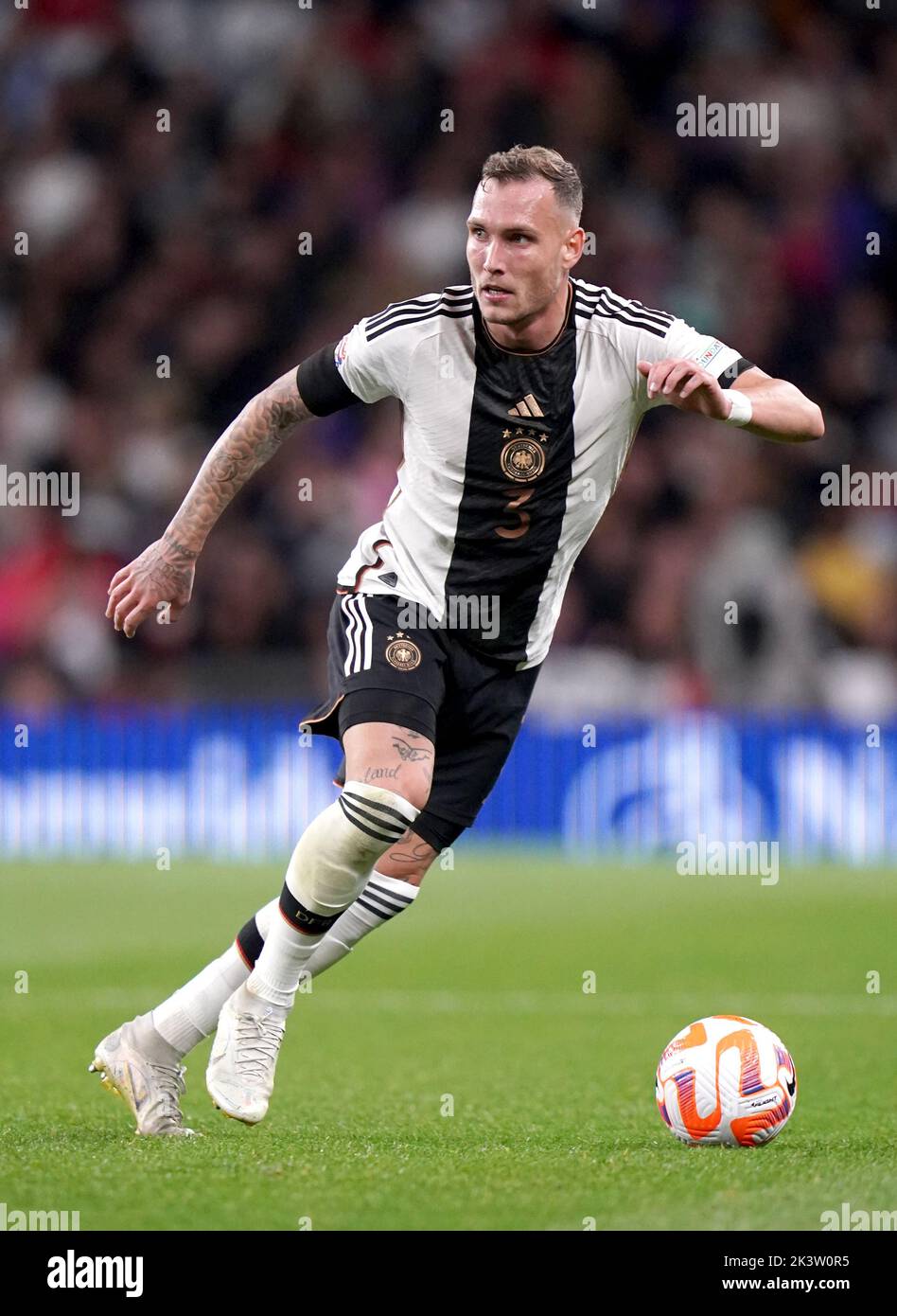 Germany's David Raum during the UEFA Nations League match at Wembley ...