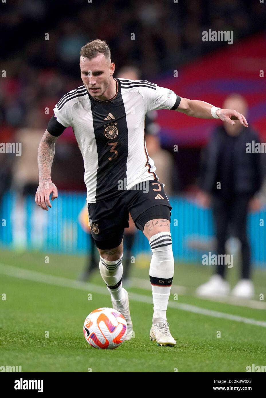 Germany's David Raum during the UEFA Nations League match at Wembley ...