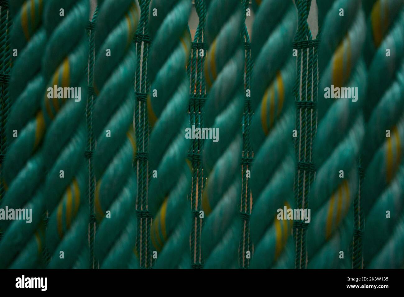 A work by the Mata Aho Collective, part of Ëbadakone, an exhibit of ...