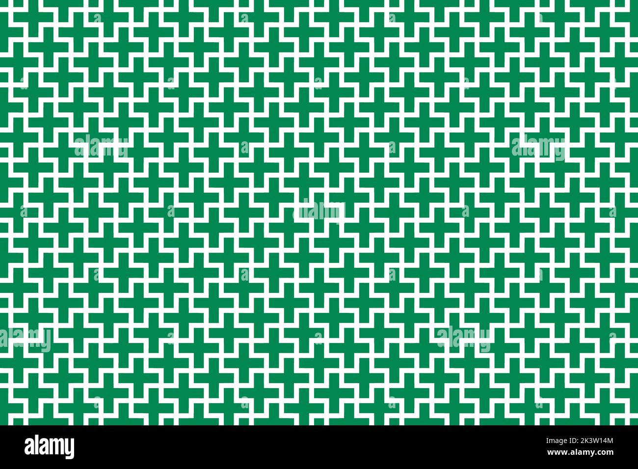 Geometric pattern in the colors of the national flag of Nigeria. The ...
