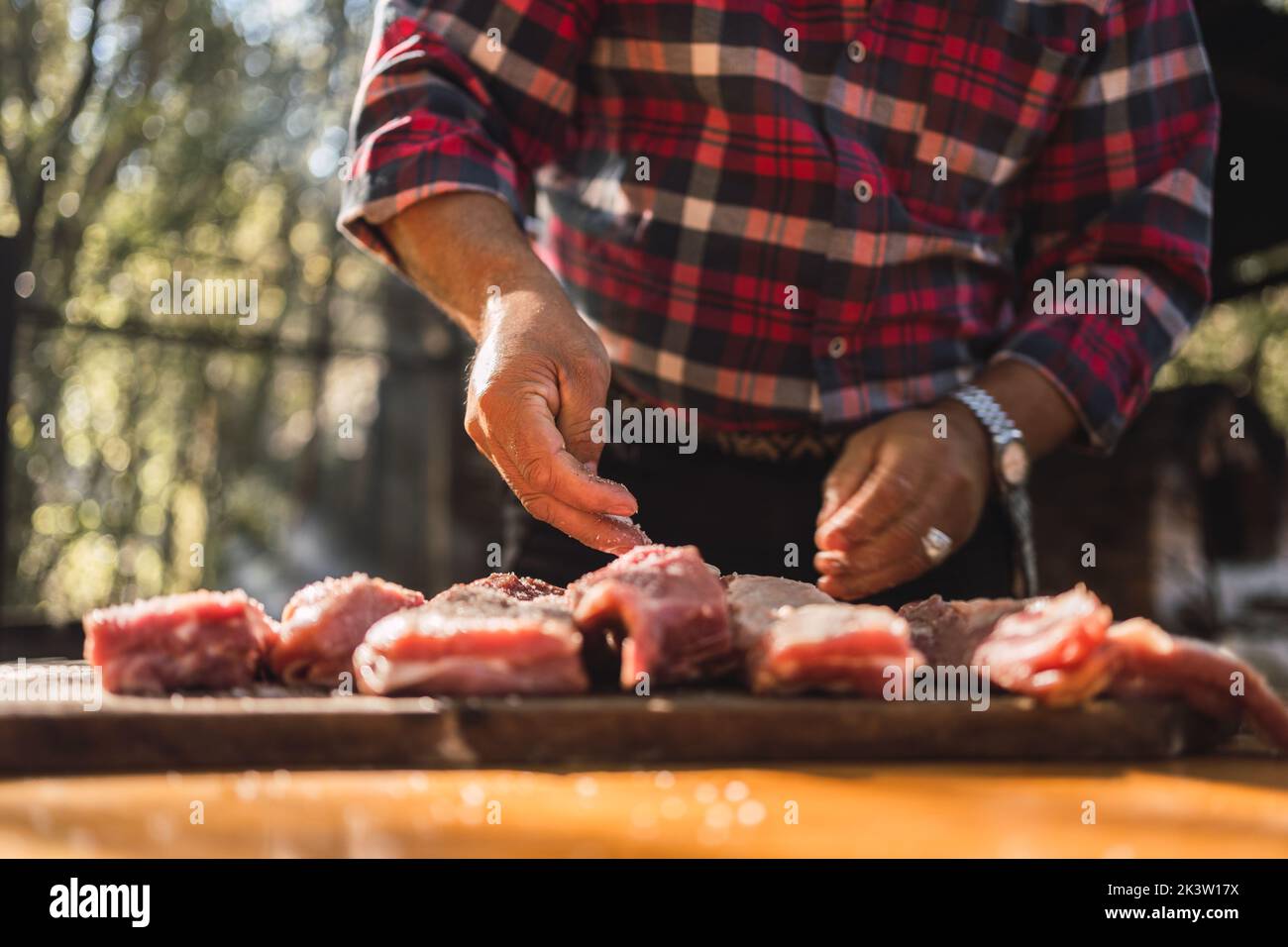 Salting process hi-res stock photography and images - Alamy