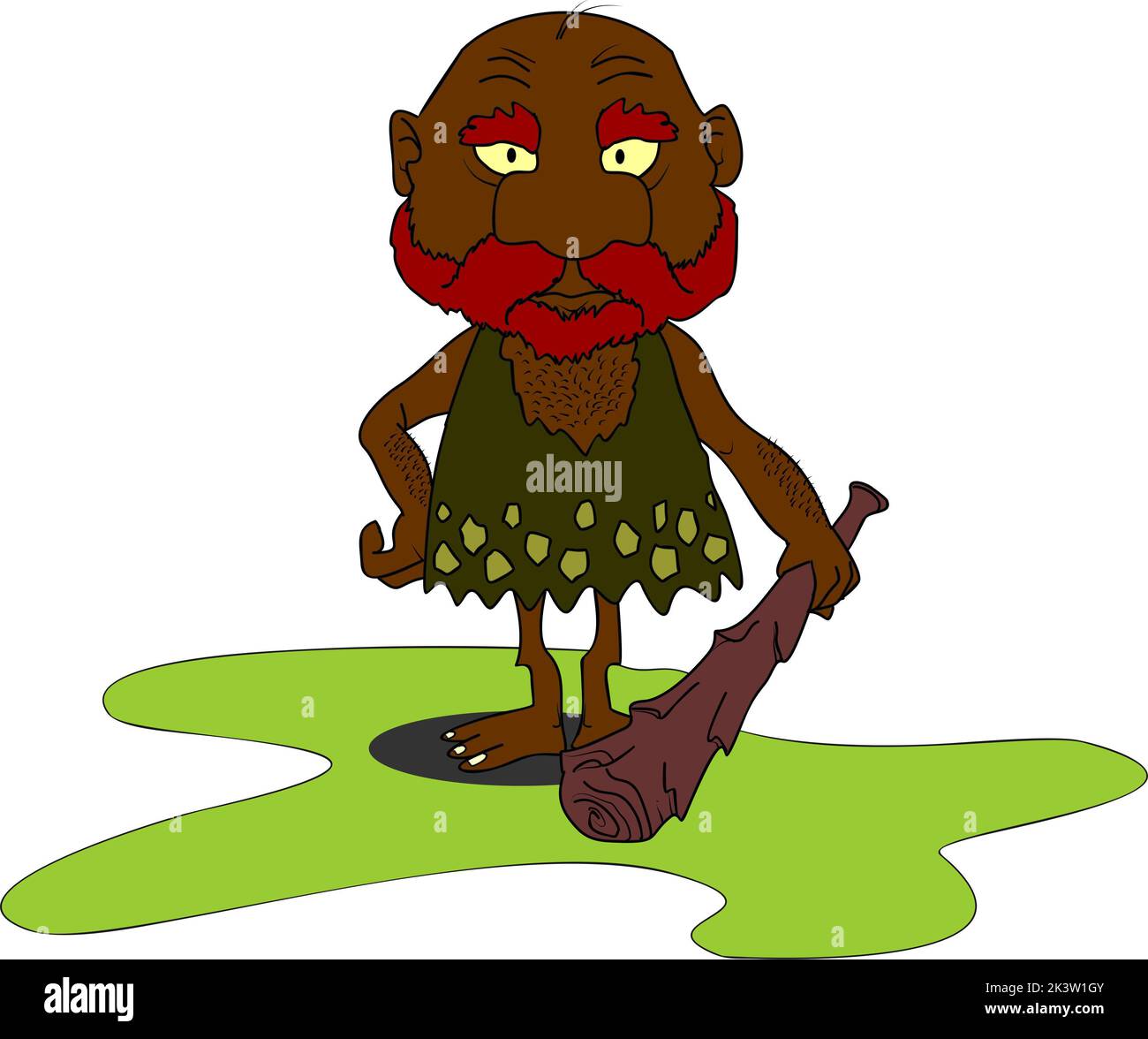 A prehistoric cave man Cut Out Stock Images & Pictures - Alamy