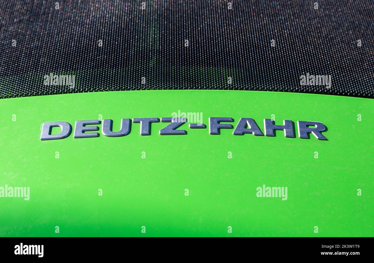 Samara, Russia - September 24, 2022: Logo of agricultural wheeled ...