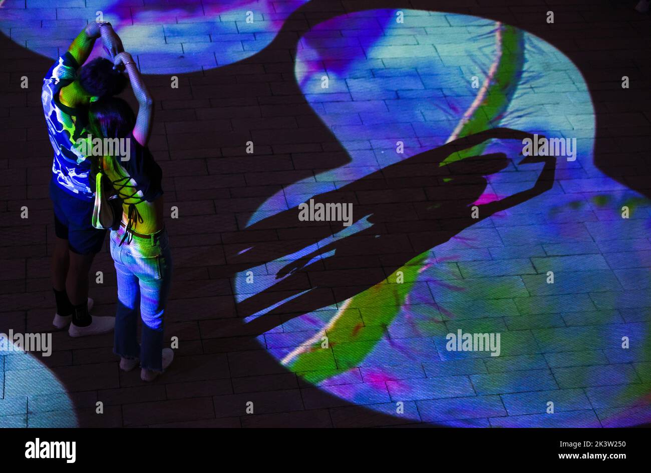 (Water Tiger Colour Balm ) 2022 Video outdoor installation Loop 20 ...