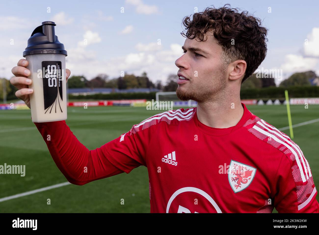 PONTYCLUN, WALES - 20 SEPTEMBER 2022: Wales' Neco Williams during a ...