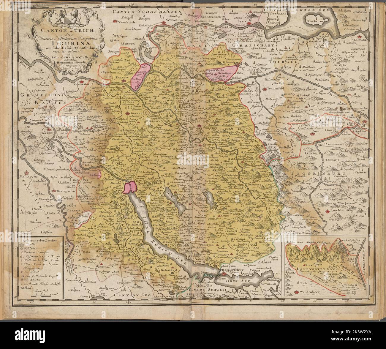 Canton Zürich sire Illustris Helvetiorum Respublica Tigurina ... 1765 ...