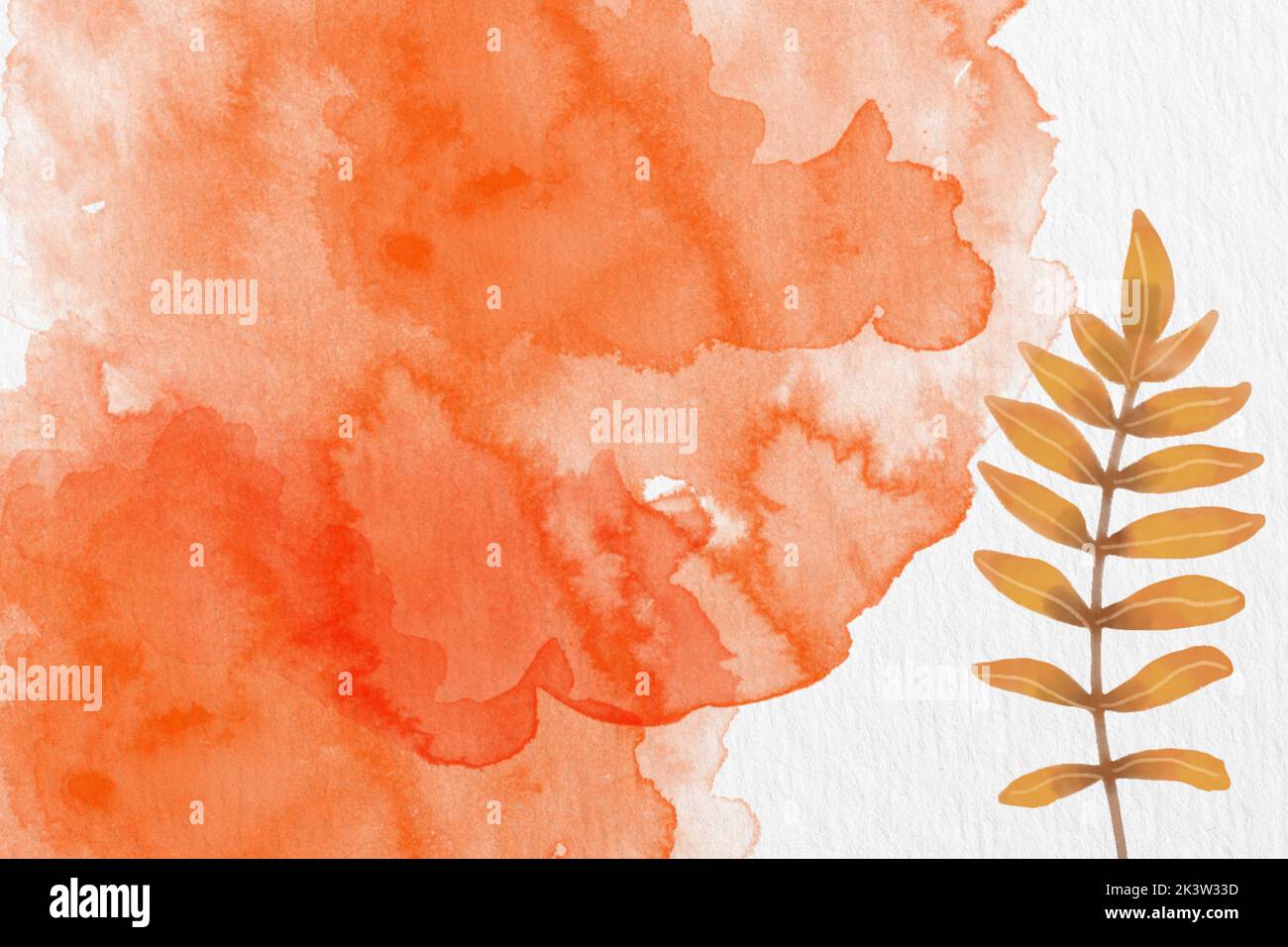 watercolor paper background texture. floral border background in green ...