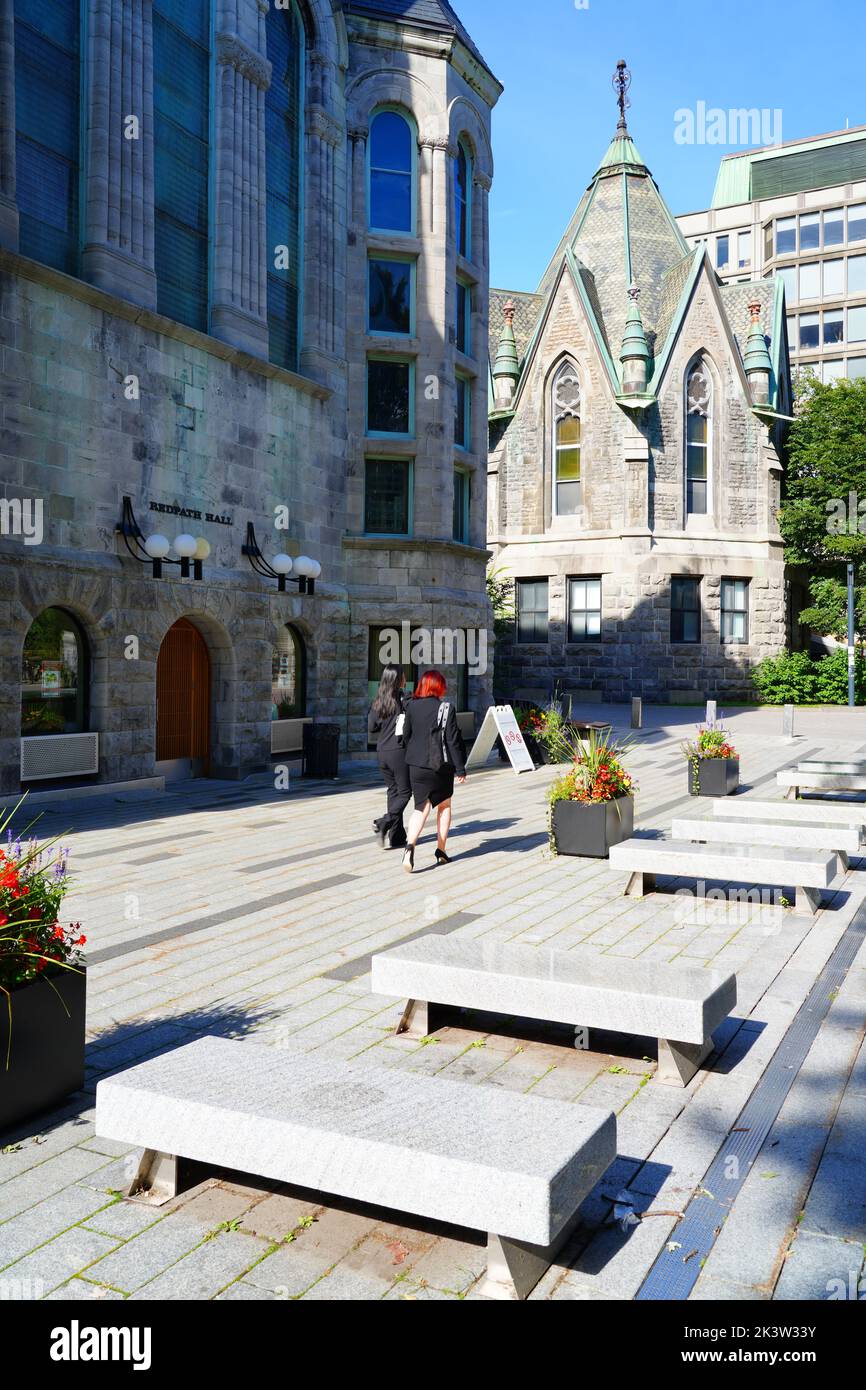 MONTREAL, CANADA -16 SEP 2022- View of the downtown Montreal campus of ...
