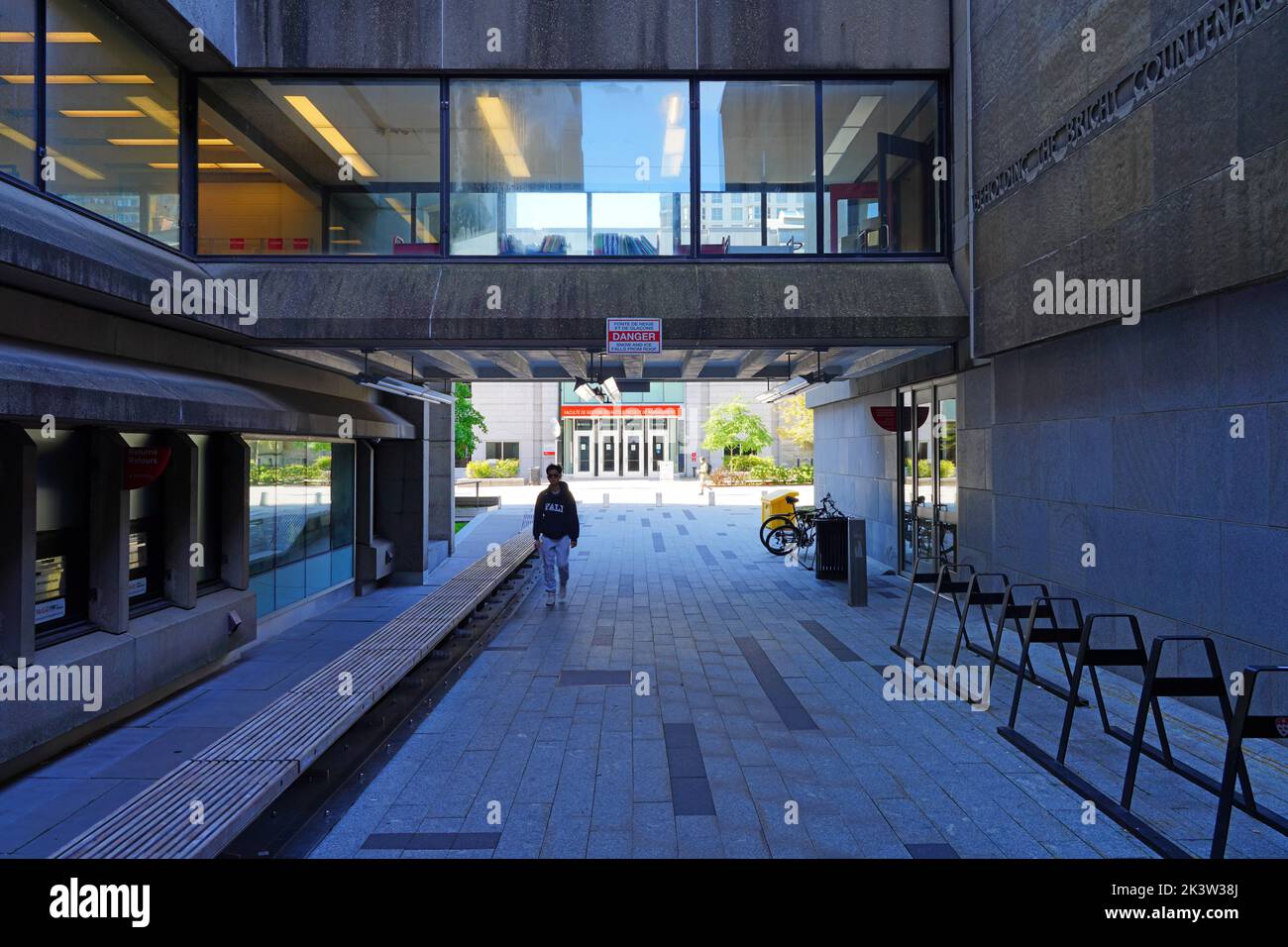 MONTREAL, CANADA -16 SEP 2022- View of the downtown Montreal campus of ...