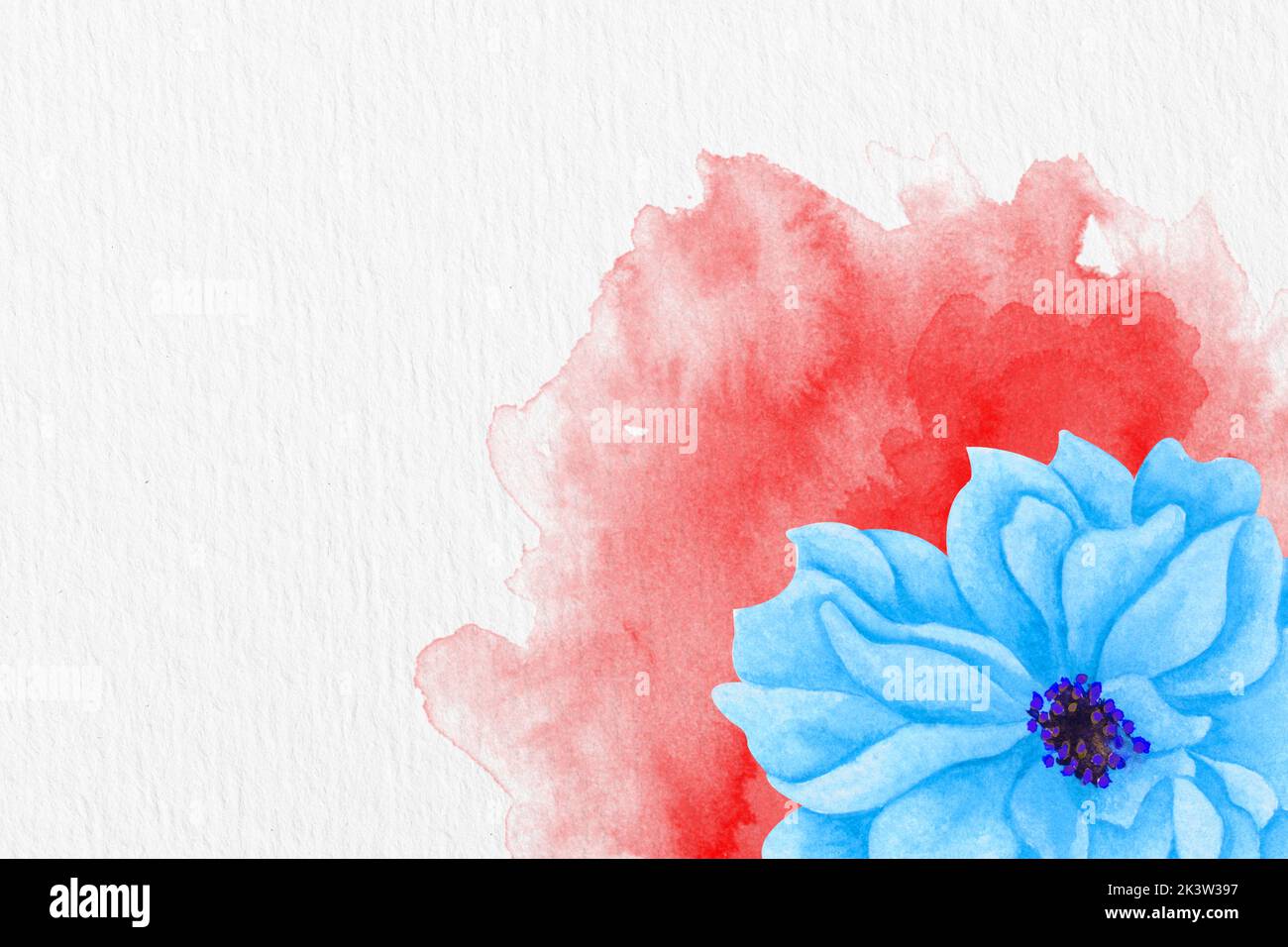 watercolor paper background texture. floral border background in green ...