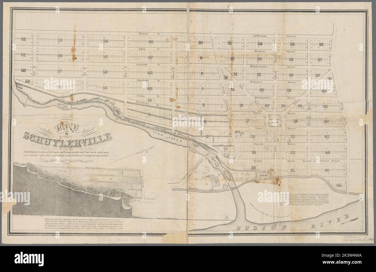 1835 new york map hi-res stock photography and images - Alamy