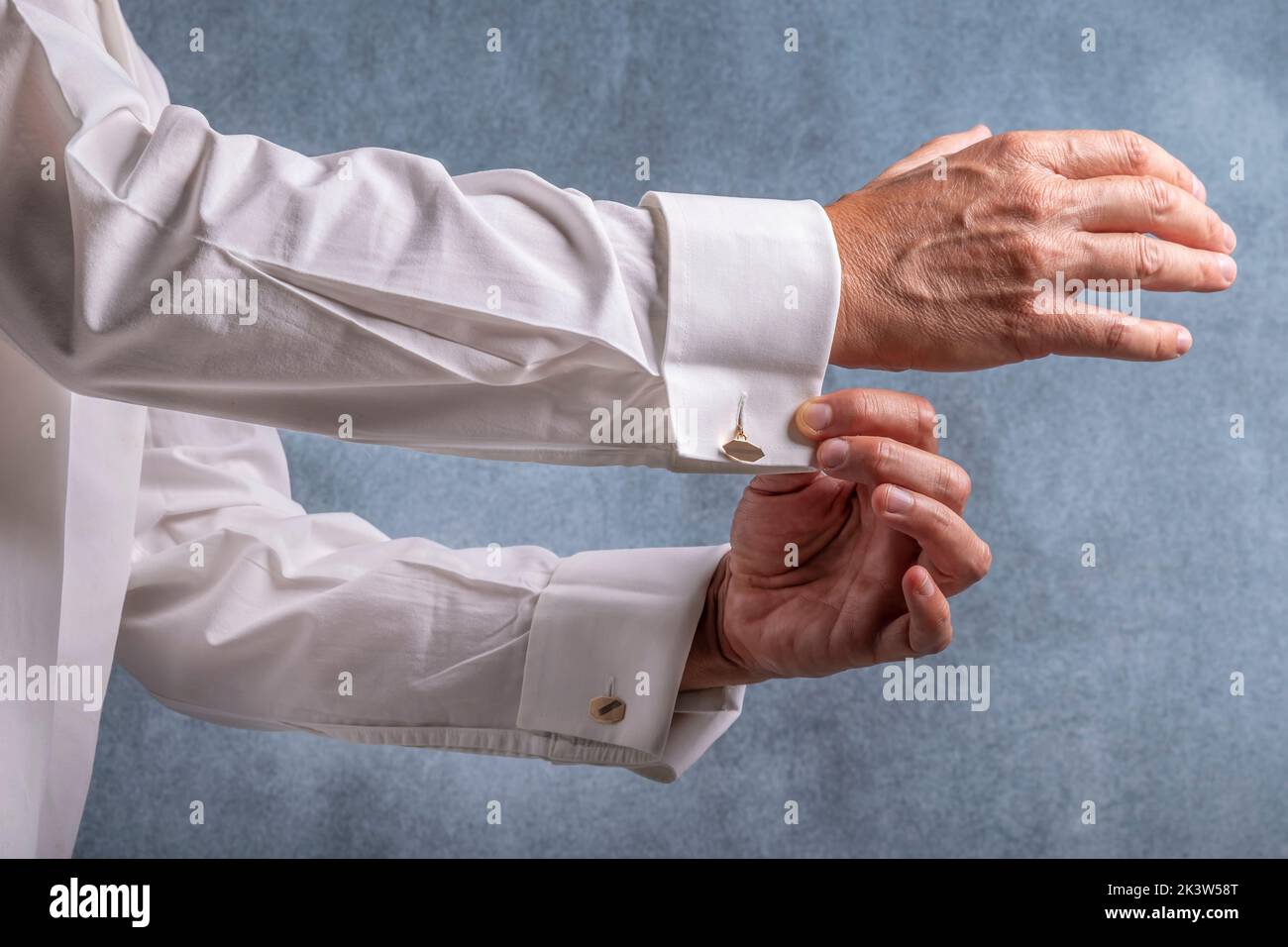 Man dressed white shirt hi-res stock photography and images - Alamy