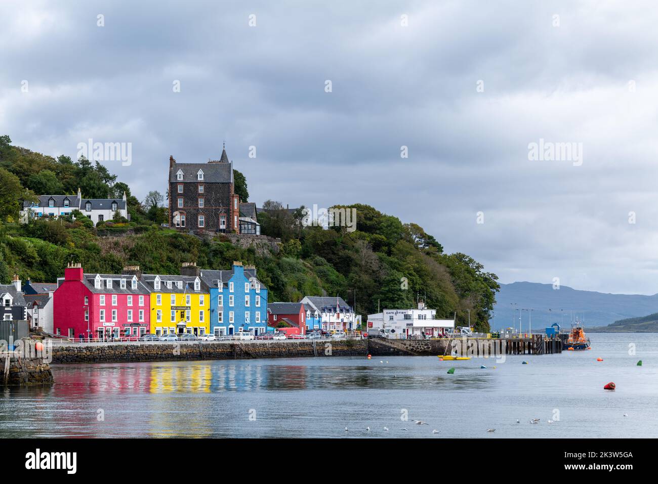 14 September 2022. Tobermory, Isle of Mull, Scotland. This is the very ...