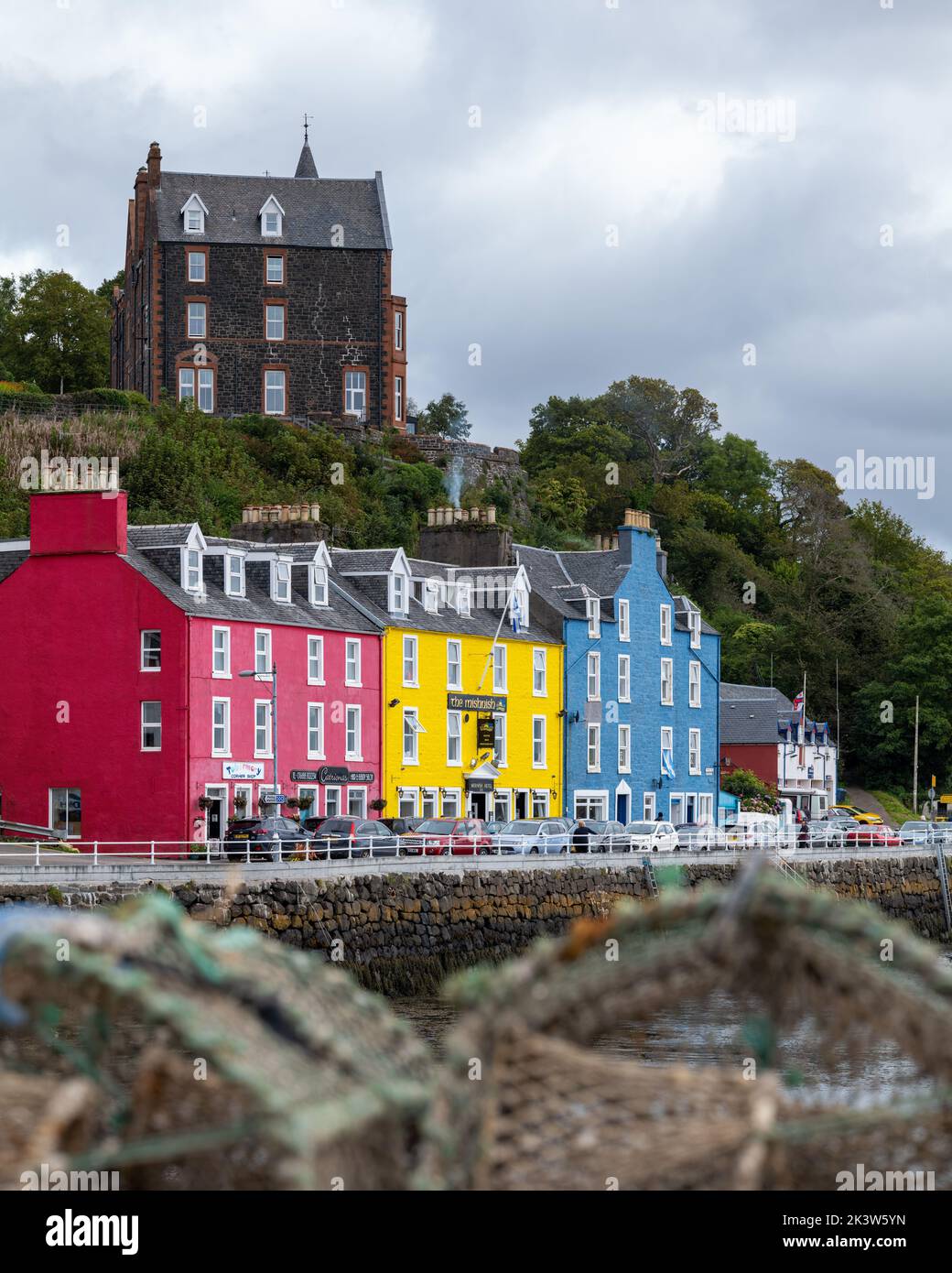 14 September 2022. Tobermory, Isle of Mull, Scotland. This is the very ...