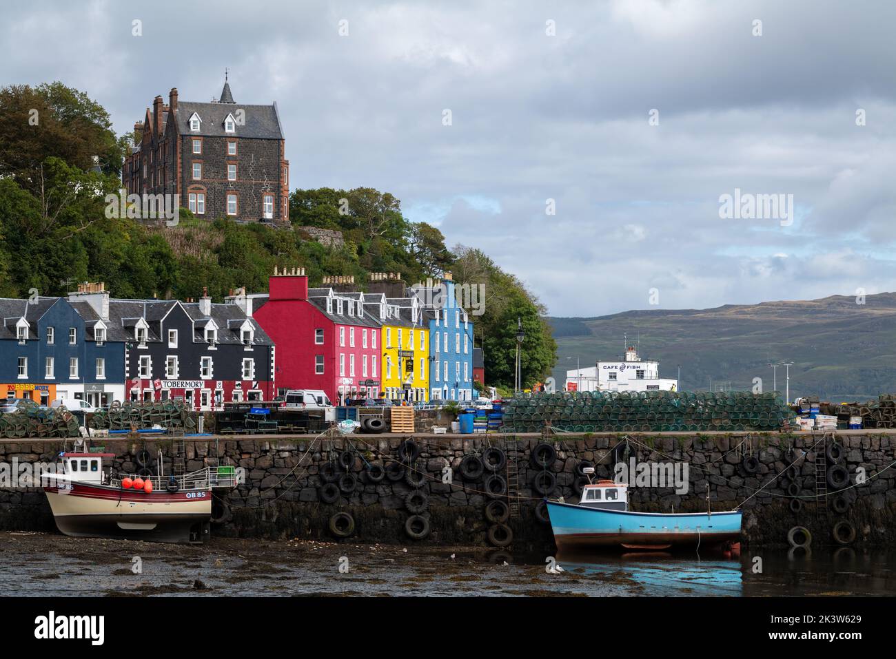 14 September 2022. Tobermory, Isle of Mull, Scotland. This is the very ...