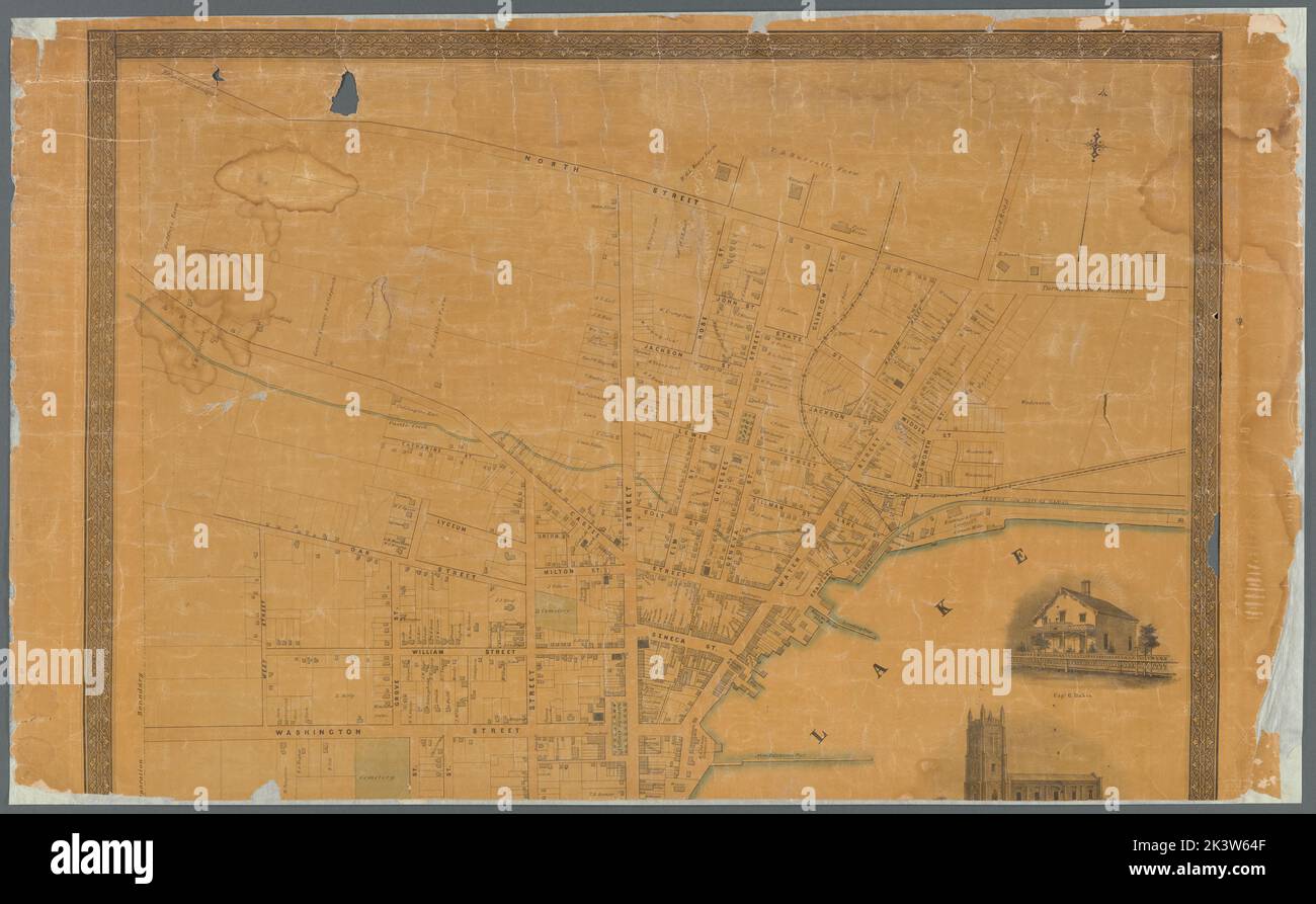 Map of Geneva, Ontario Co., N.Y.: from actual surveys Cartographic ...