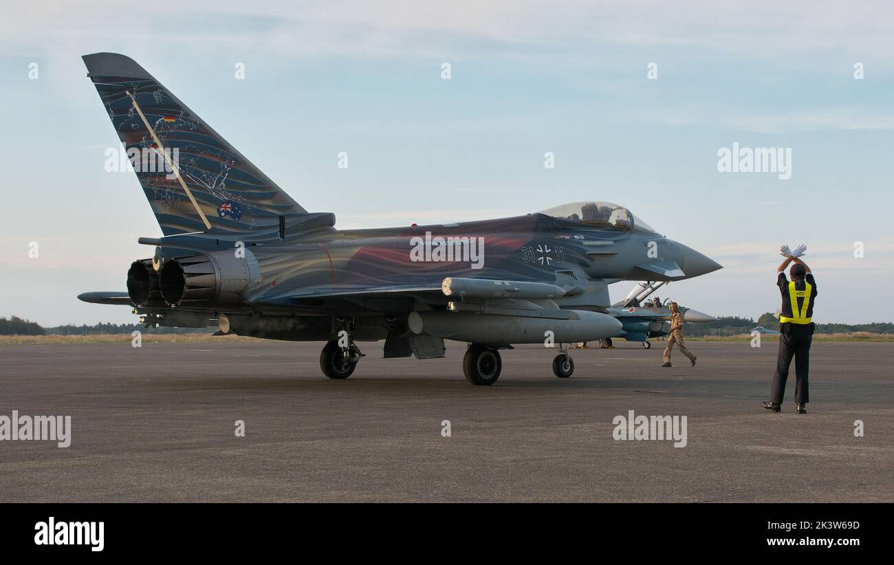 Omitama, Japan. 28th Sep, 2022. The German Air Force "Rapid pacific ...
