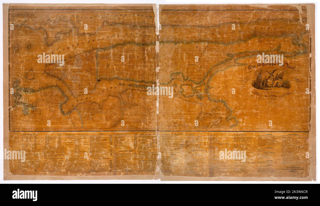Map of the city and county of New York : with the adjacent country ...
