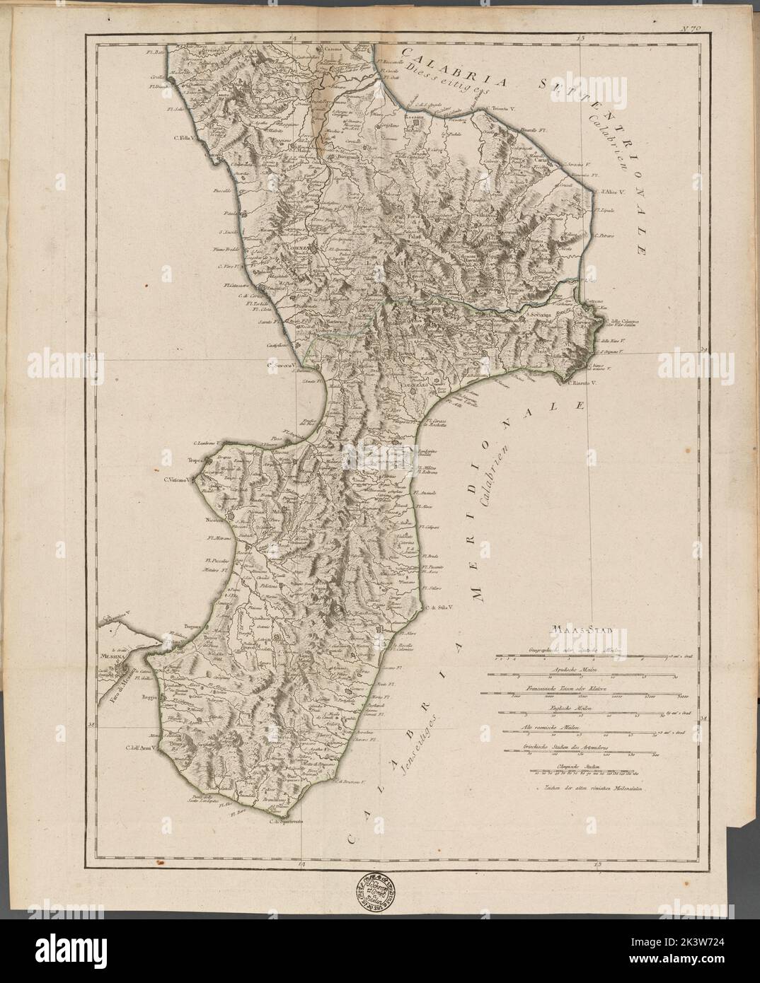 Calabria 1731 - 1798. Cartographic. Maps. Lionel Pincus and Princess ...