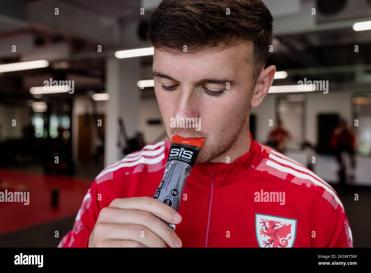 PONTYCLUN, WALES - 20 SEPTEMBER 2022: Wales' Mark Harris during a ...