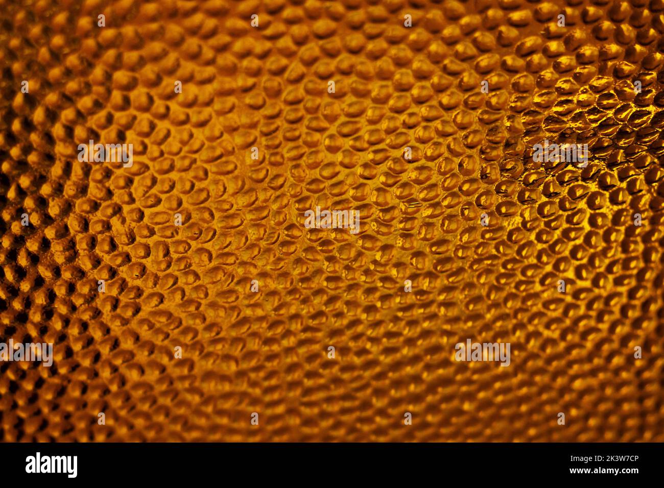 Corrugated decorative brown glass with backlight and beautiful light ...