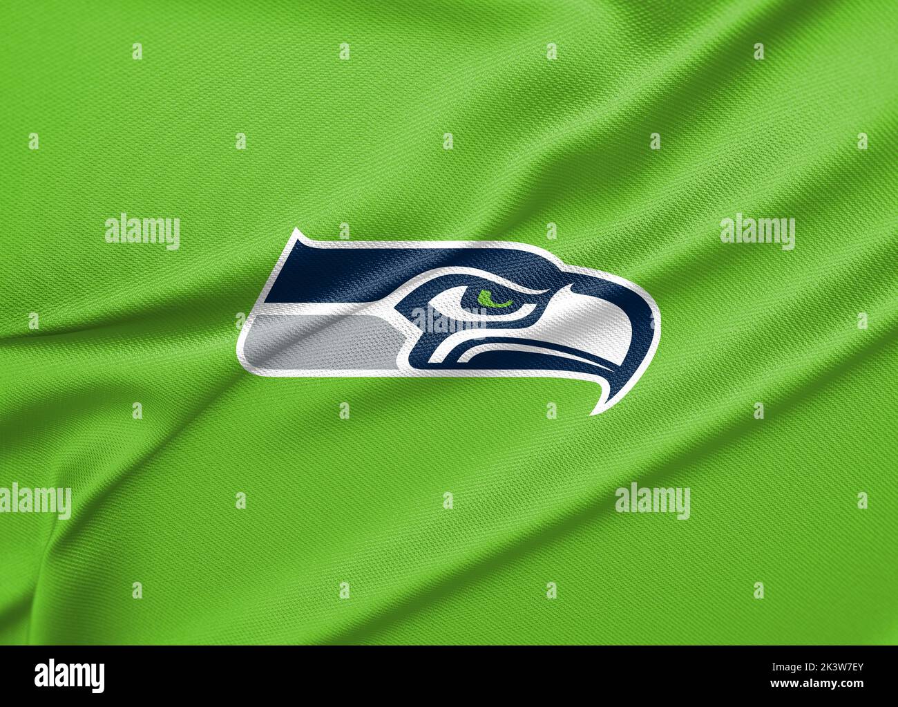 Flag Seattle Seahawks, flag of American football team Seattle Seahawks ...