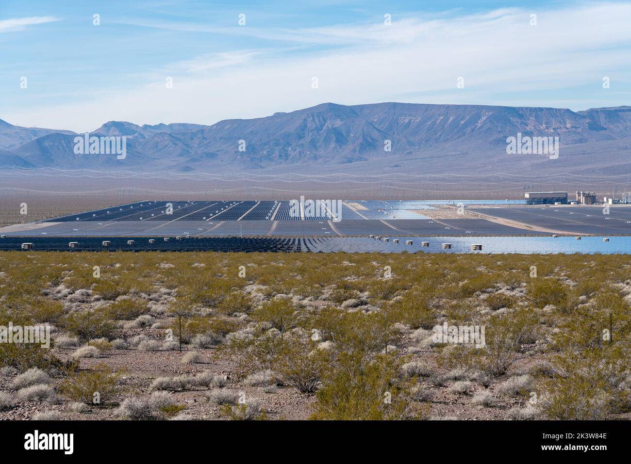 Large photovoltaic power generating complex in the El Dorado Valley ...