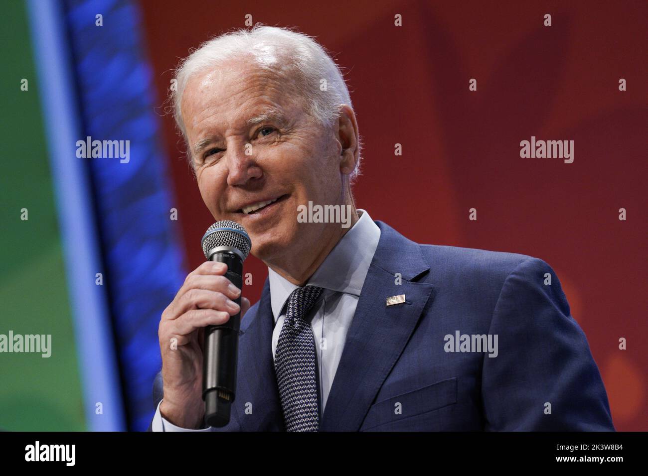 United States President Joe Biden delivers remarks at the White House ...