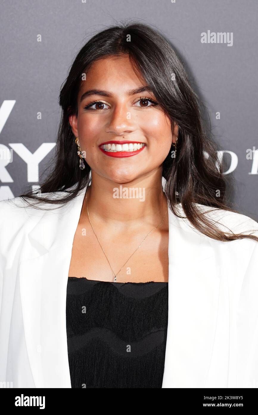 Nikita Mehta attending the UK premiere of A Bird Flew In at the Everyman Broadgate cinema in ...