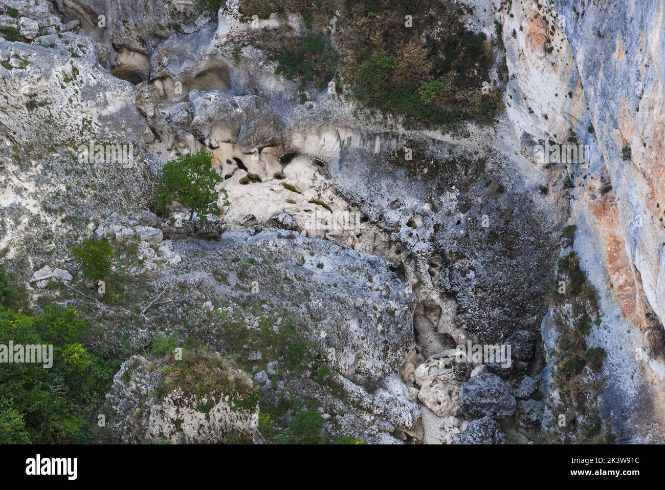 Catastrophic ecological drought in a river in the Verdon canyon in ...
