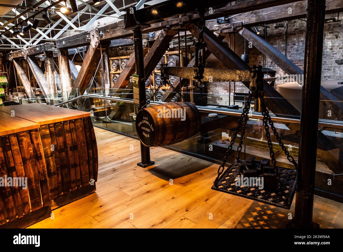 The Dublin Jameson barrel whiskey museum, Ireland Stock Photo - Alamy