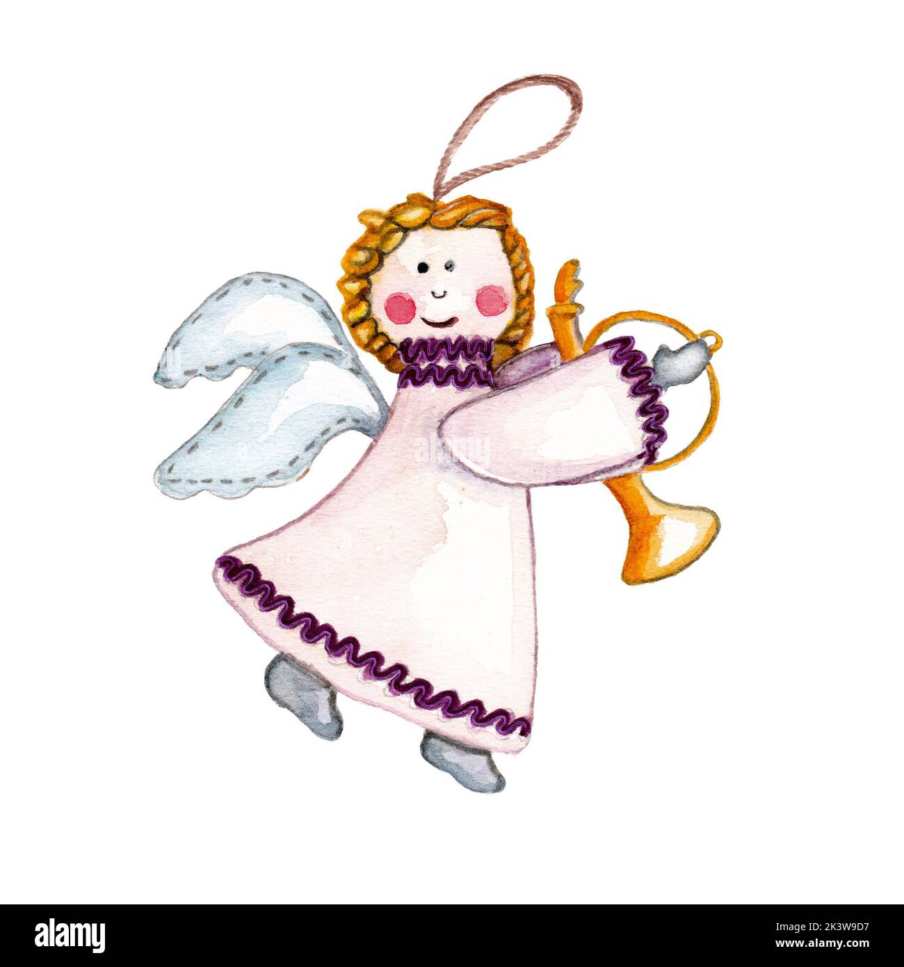 Christmas angel drawing hi-res stock photography and images - Alamy