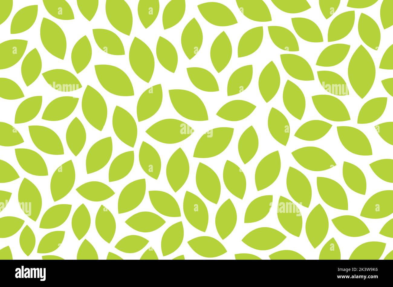 Leaf seamless pattern vector plant background. Nature flat leaf herb green soft vine pattern ...