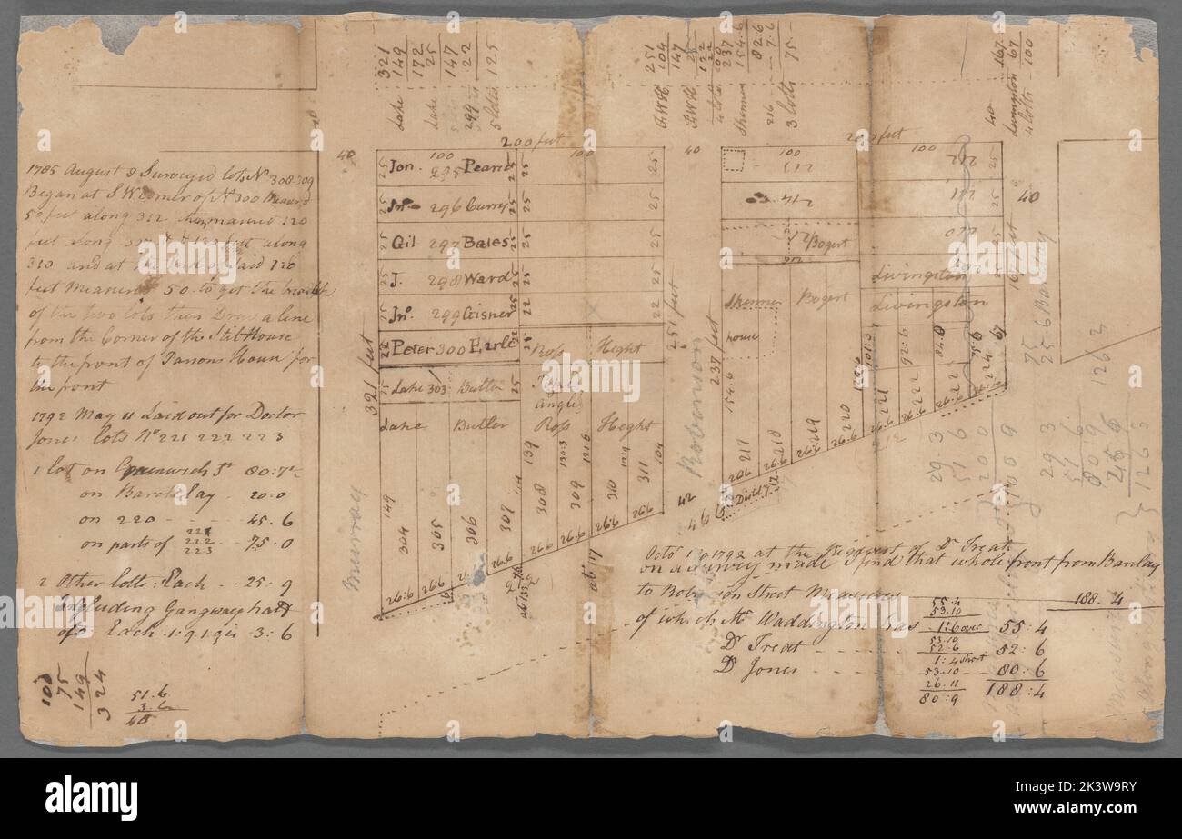 Early american manuscripts hi-res stock photography and images - Alamy
