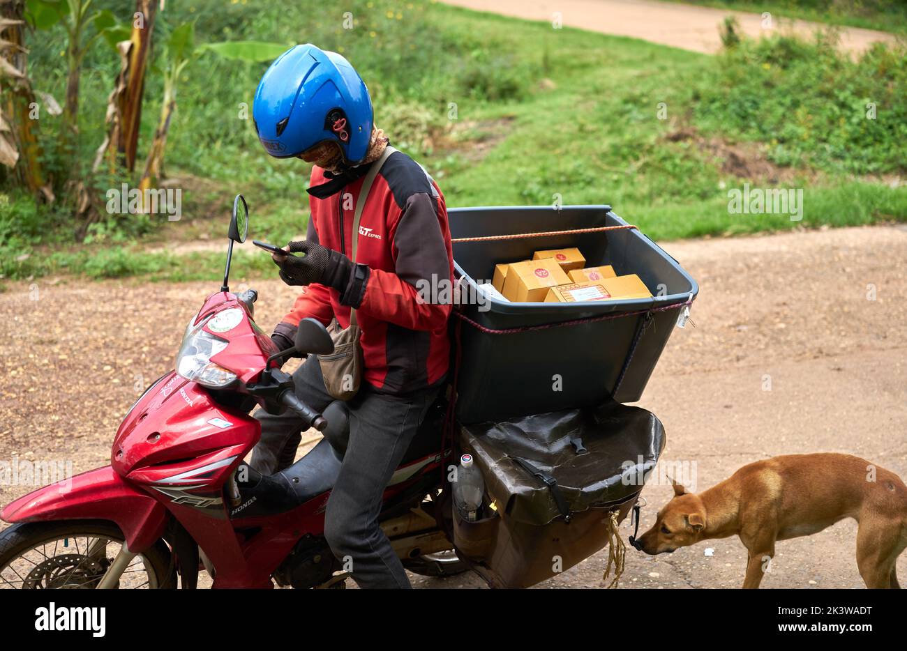 Rural delivery service hi-res stock photography and images - Alamy
