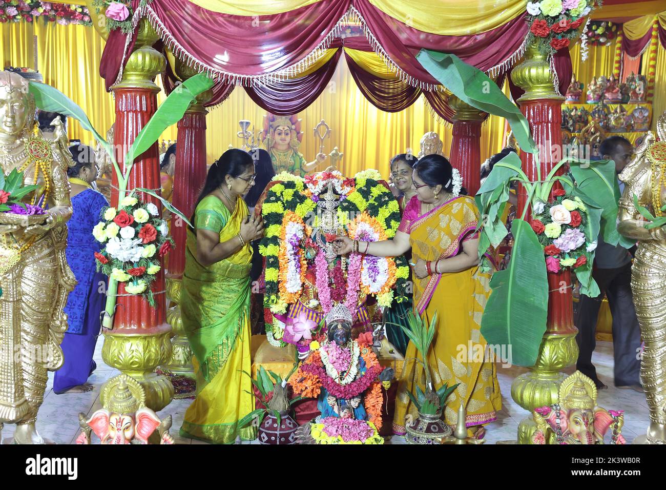 Chennai, India, 28th Sep 2022: Navaratri is an annual and one of the ...