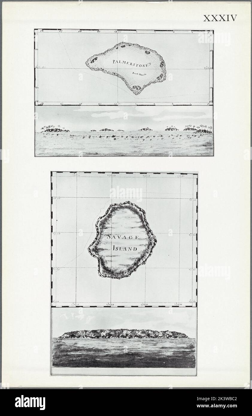 Palmerstone's Reef Islands Plate 34a ; Savage Island Plate 34b ...