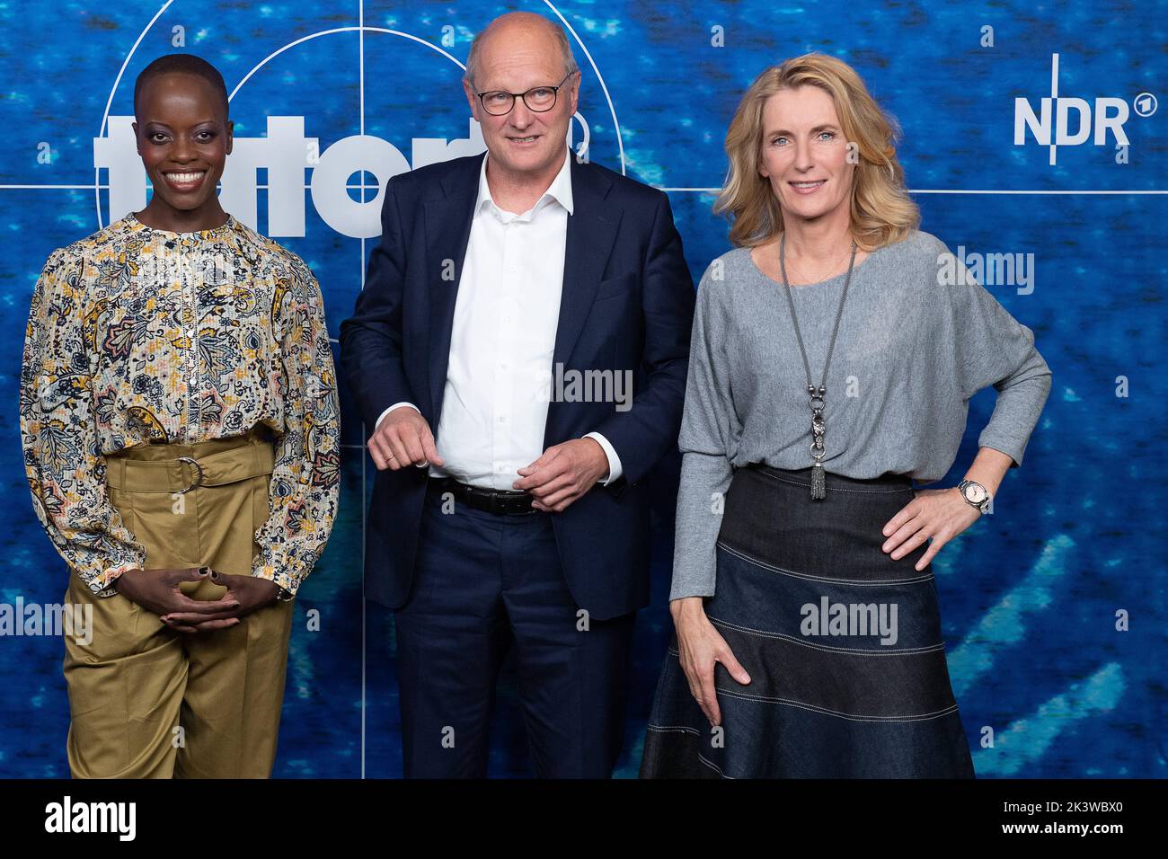 28 September 2022, Lower Saxony, Göttingen: Actresses Florence Kasumba ...