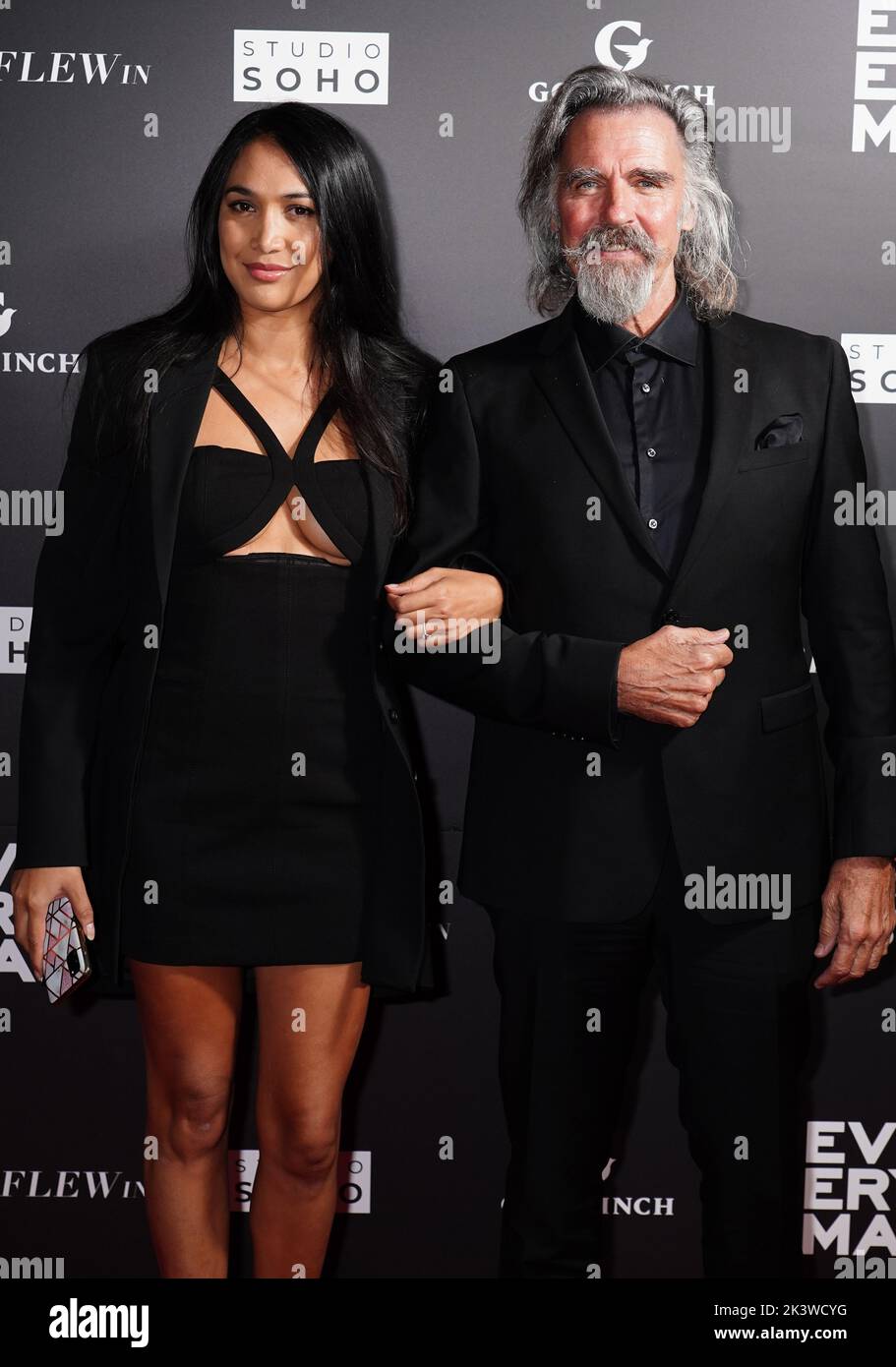 Aegina De Vas (left) and Jeff Fahey attending the UK premiere of A Bird ...