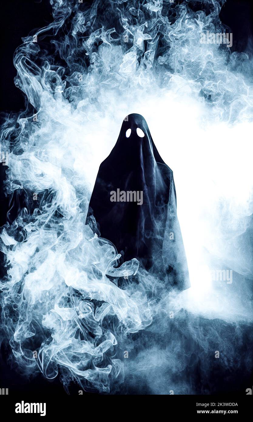 Black shadow ghost hi-res stock photography and images - Alamy