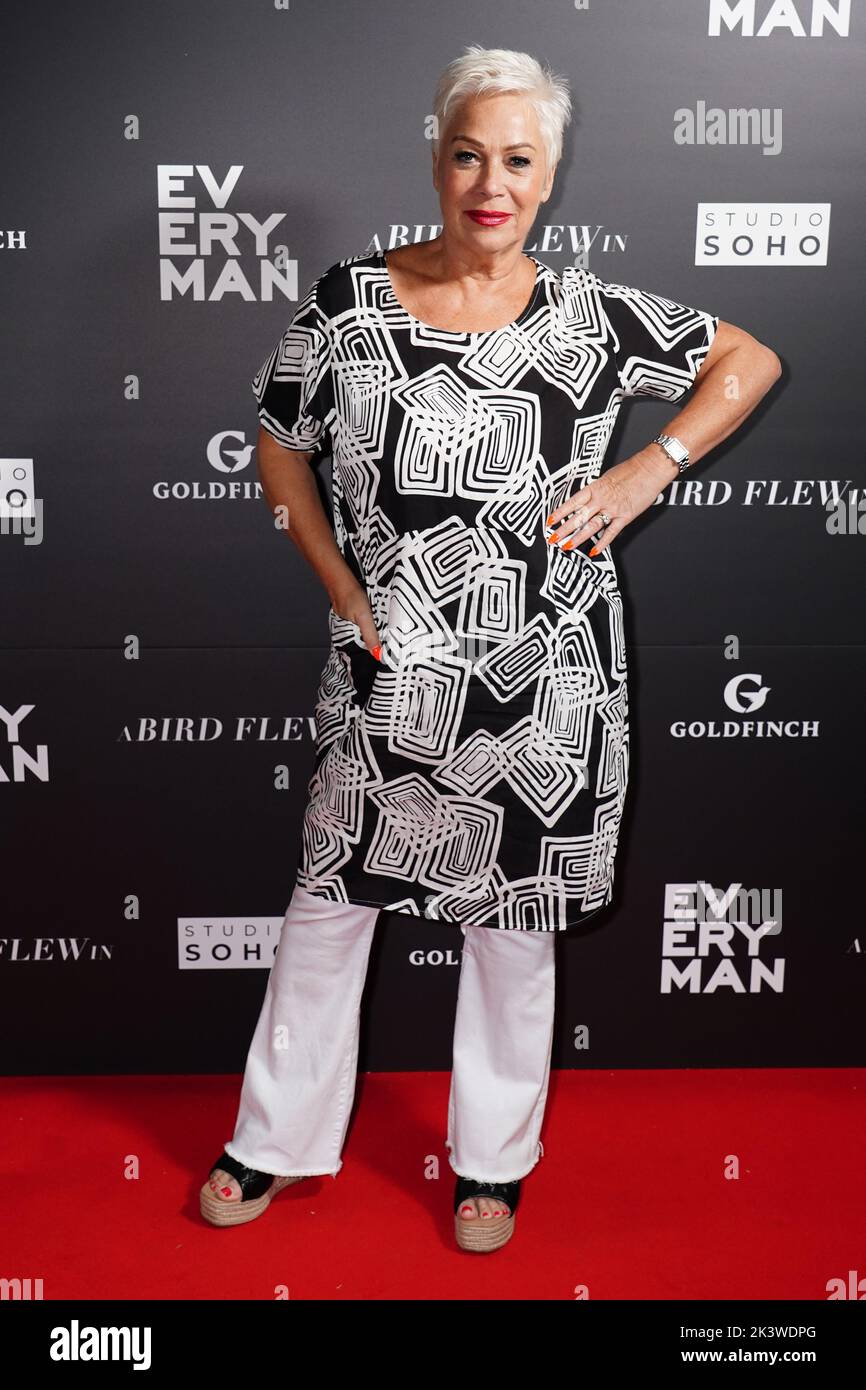 Denise Welch Attending The Uk Premiere Of A Bird Flew In At The