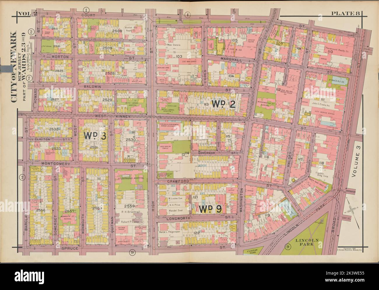 Plate 8 Cartographic. Atlases, Maps. 1926. Lionel Pincus and Princess ...