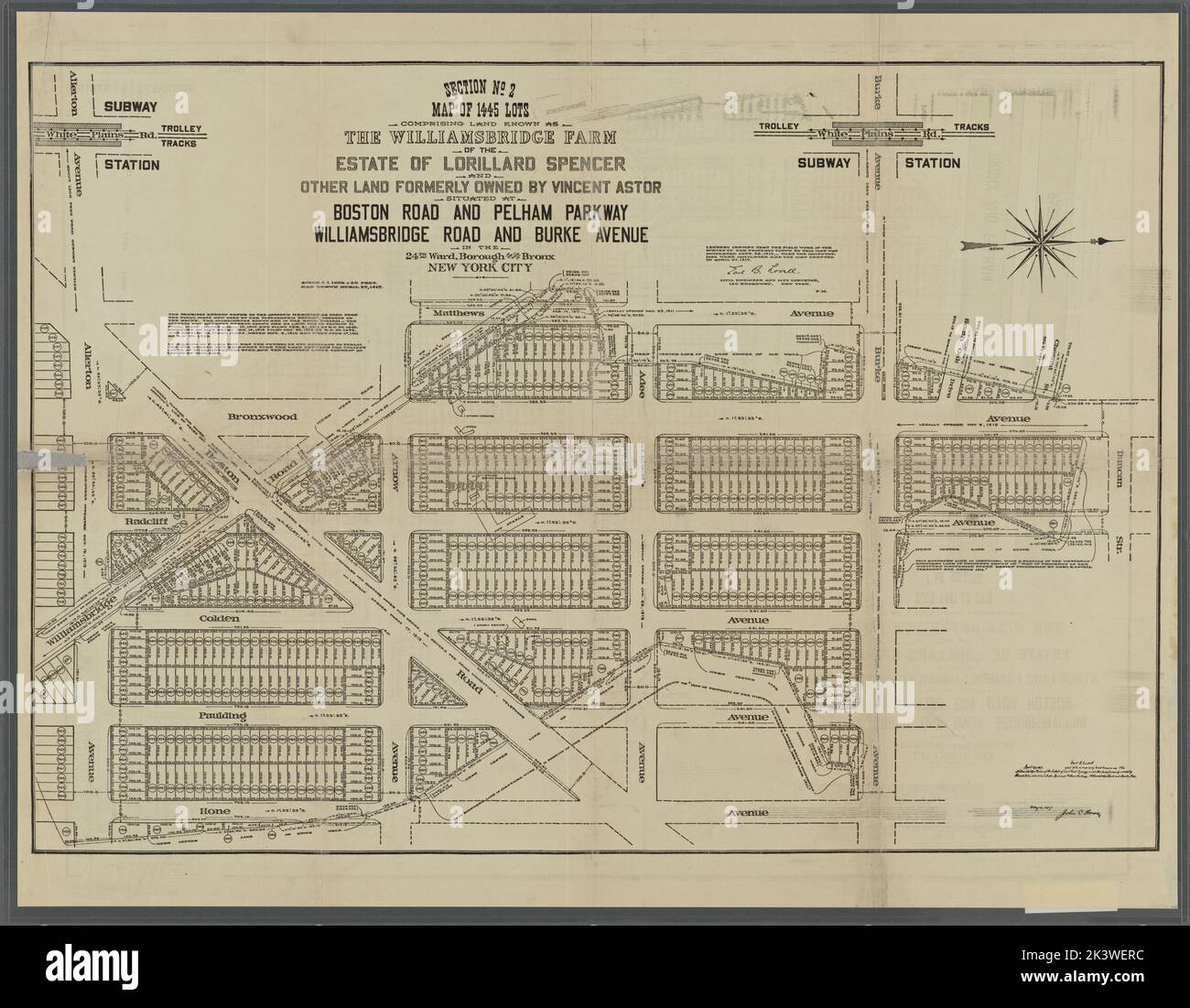 Williamsbridge Farm. 1917. Cartographic. Maps. Lionel Pincus and ...